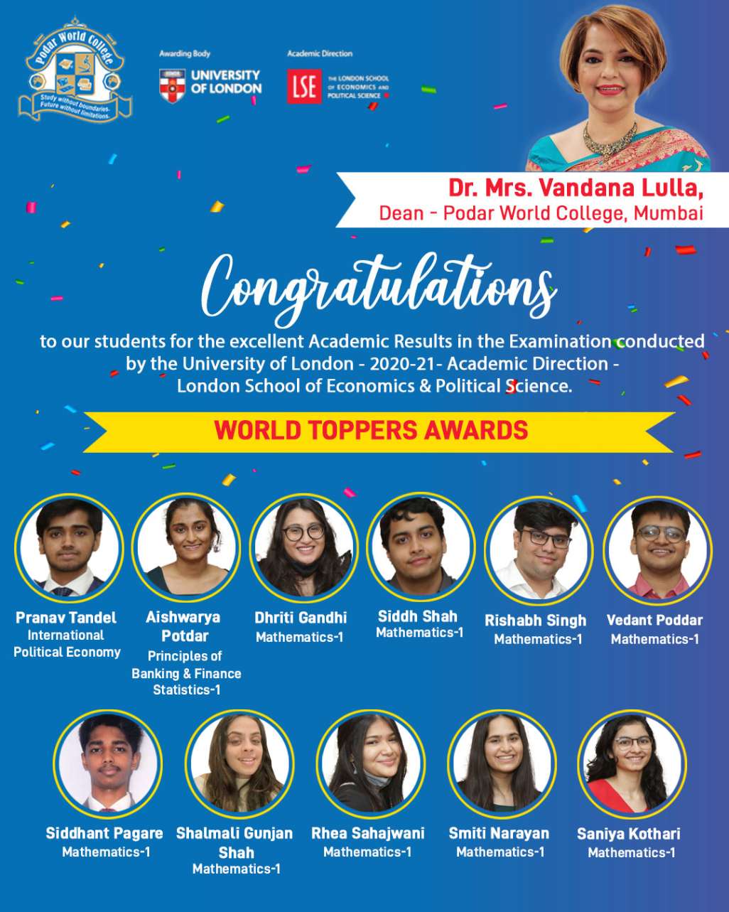 University Of London - Podar World College