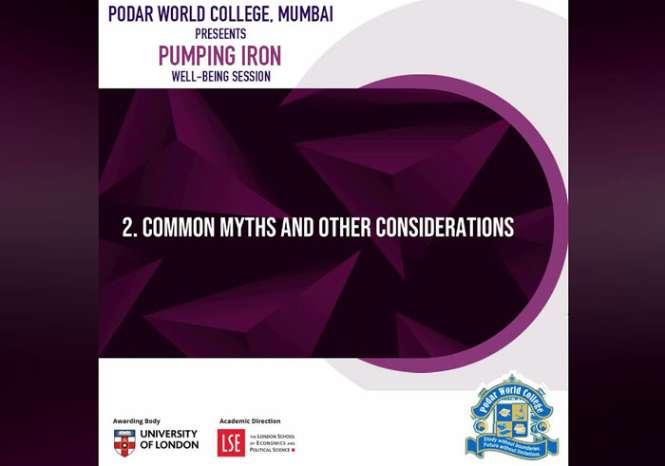 Well Being Session (Pumping Iron) - 2021 - Podar World College